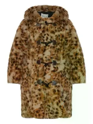Munthe Leopard-print Toggle Coat