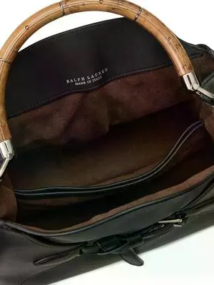 Ralph Lauren Leather Tote Bag - Black
