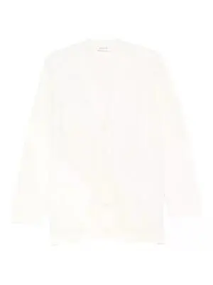 P.a.r.o.s.h Ribbed Patch-pocket Cardigan - White
