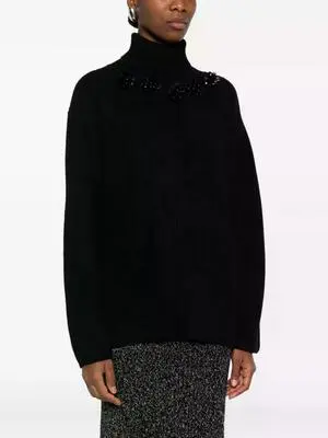 P.a.r.o.s.h Sequin-embellished High-neck Sweater