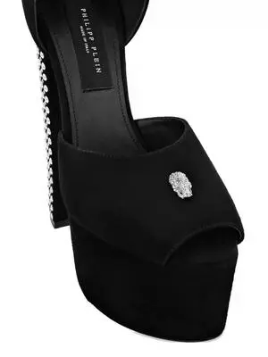 Philipp Plein Skull-studded Platform Sandals