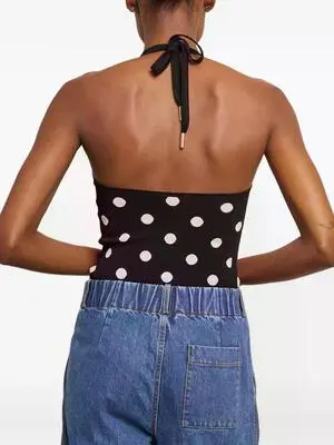 Cara Cara Tanya Polka-dot Halter Top