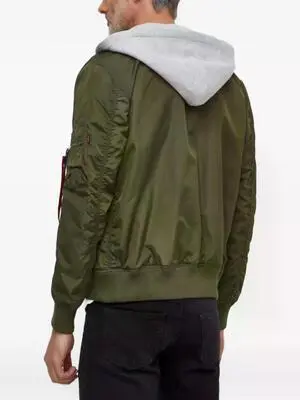 Alpha Industries Ma-1 Tt Hooded Bomber Jacket