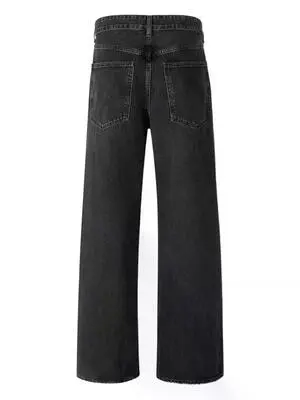 AGOLDE Buttoned Straight-leg Jeans