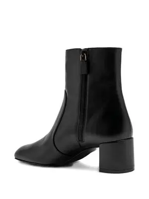 STUART WEITZMAN Leather Block-heel Boots