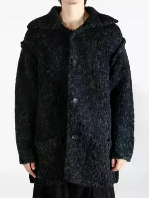 Yohji Yamamoto Button Coat - Black