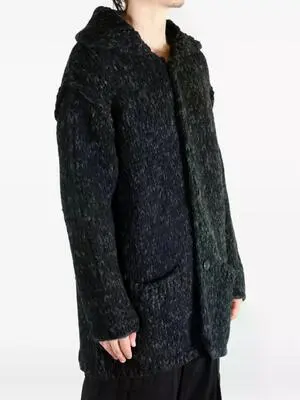 Yohji Yamamoto Button Coat - Black
