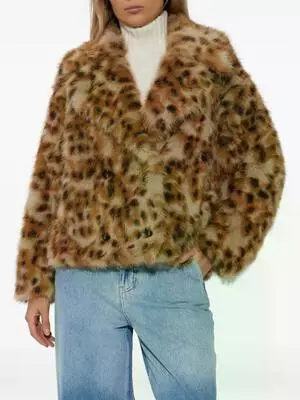 Munthe Leopard-print Double-breasted Jacket