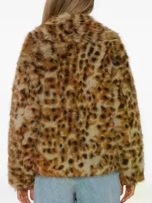Munthe Leopard-print Double-breasted Jacket