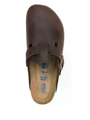 BIRKENSTOCK Boston Oiled-leather Clogs