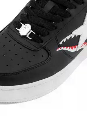 A BATHING APE Sta Shark Sneakers - Black