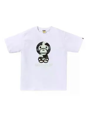 A BATHING APE Baby Milo Graphic T-shirt - White