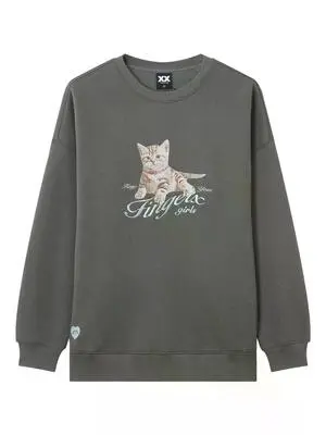 FINGERCROXX Cat-print Sweatshirt