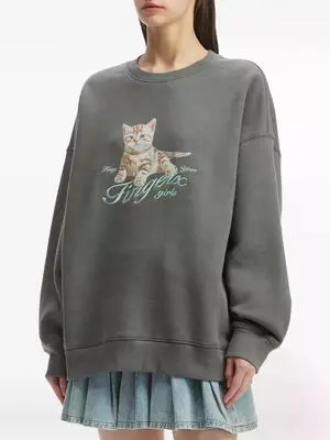 FINGERCROXX Cat-print Sweatshirt