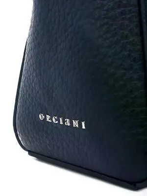 ORTIGNI Studded Logo Tote Bag