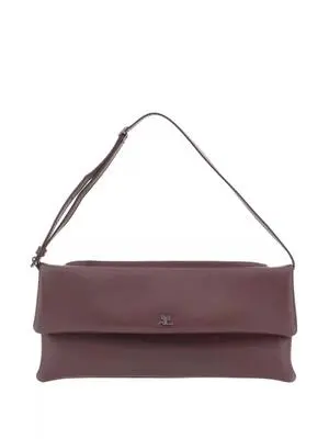 COURREGES Cuff Leather Shoulder Bag