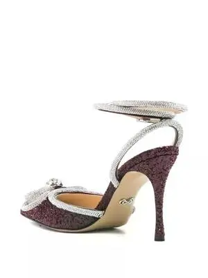 Mach & Mach Crystal-embellished Bow Pumps