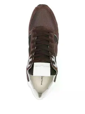 Philippe Model Suede-panelled Sneakers