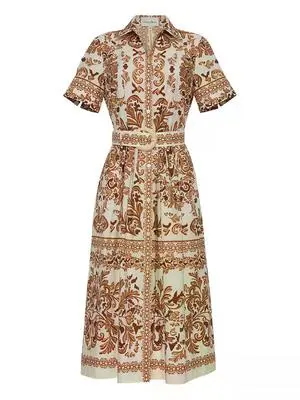 Cara Cara Adina Belted Midi Dress