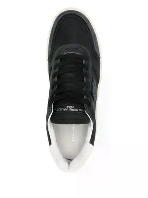 Philippe Model Leather Panelled Low Top Sneakers