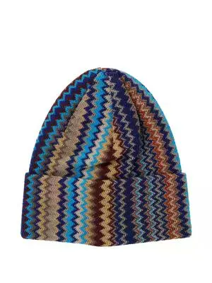 Missoni Zigzag Beanie - Brown