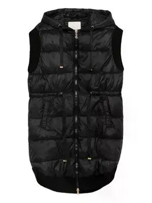 TWINSET Quilted Hooded Vest