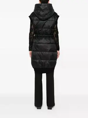 TWINSET Quilted Hooded Vest