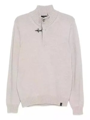 Fay Button Detailed Knitwear For Men