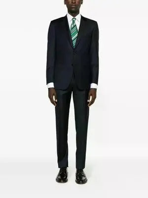 Canali Peak-lapes Wool Single-breasted Suits