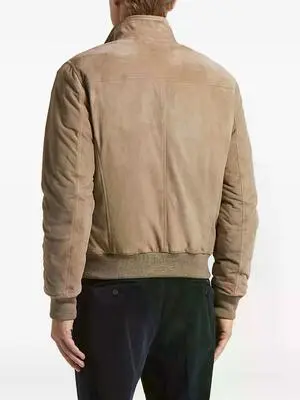 Peserico Suede Bomber Jacket