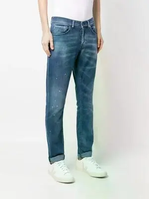 DONDUP Whiskering-effect Denim Jeans