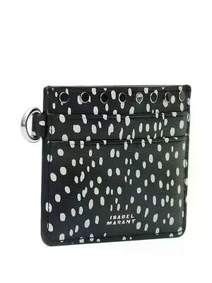 Isabel Marant Small Polka-dot Card Holder