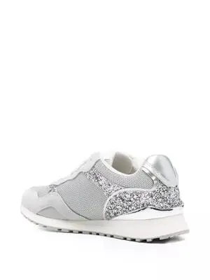 Liu Jo Glitter Panelled Sneakers - Grey