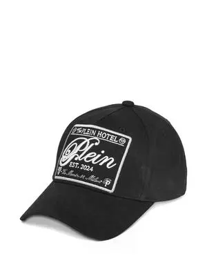 Philipp Plein Embroidered Logo Baseball Cap - Black