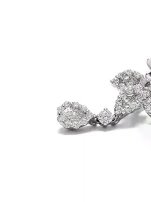 Yeprem 18kt White Gold Diamond Drop Earrings