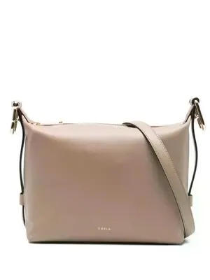 Furla Zip-fastening Leather Shoulder Bag - Neutrals