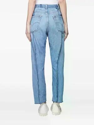 BONUM Exposed Seam Straight Leg Jeans
