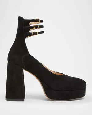 Chloe Platform Pumps