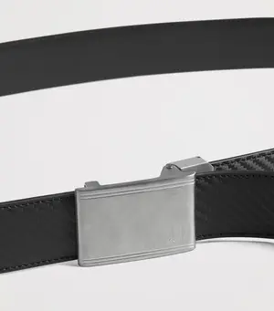 Dunhill Chassis Leather Belt With Racing Buckle