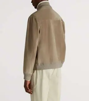 Dunhill Suede Harrington Jacket