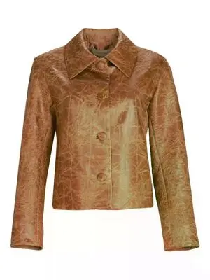 Silvia Tcherassi Columba Crumpled-effect Jacket