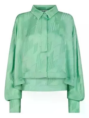 Attico Embossed-pattern Blouse