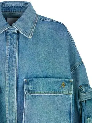 Attico Fern Denim Coat