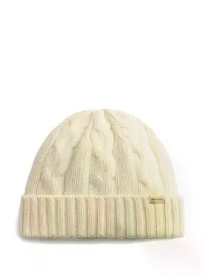 Woolrich Cable-knit Beanie - Neutrals
