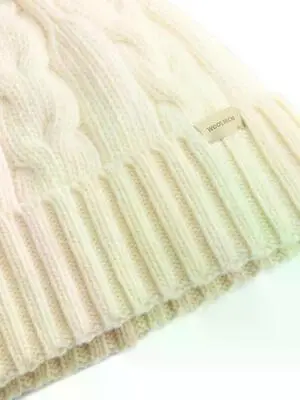 Woolrich Cable-knit Beanie - Neutrals