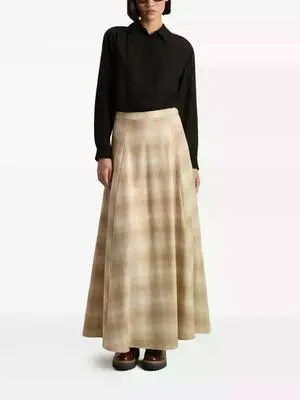 Woolrich Pleated Ombre Skirt