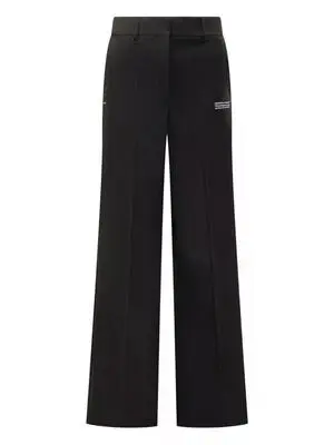 Off-white Black Wash Pants For Women