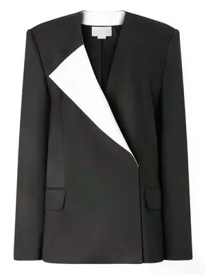 GENNY Contrasting-panel Blazer
