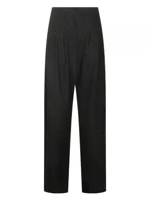 NISSA Pleated Pinstriped Trousers