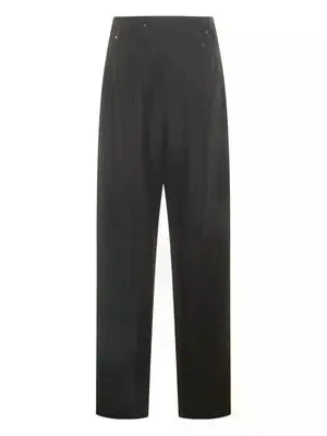 NISSA Pleated Pinstriped Trousers